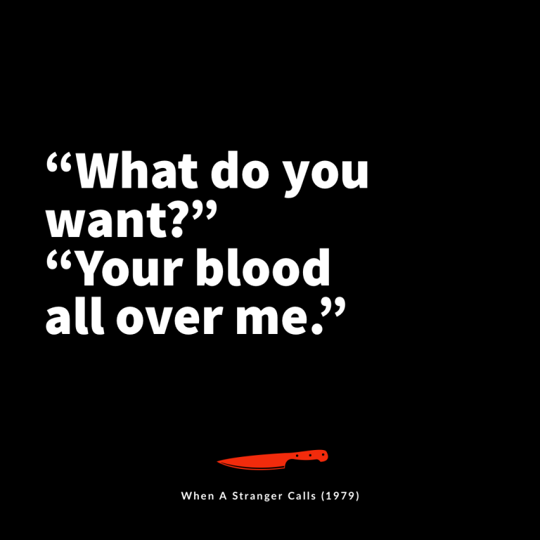 10 Scary Lines of Horror Dialogue - Morbidly Beautiful